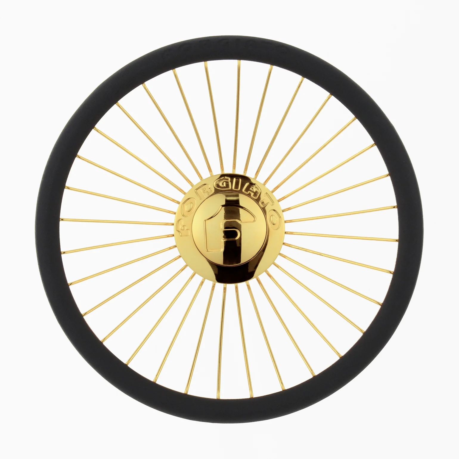 Wire Steering Wheel (Gold) - forgiato.com